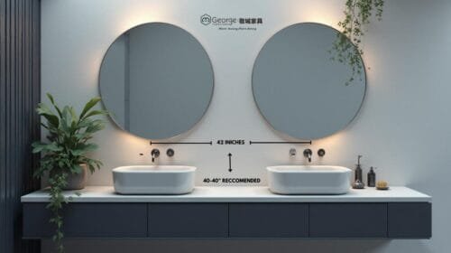 How High Should a Mirror Be? The Standard Mirror Height & Placement ...