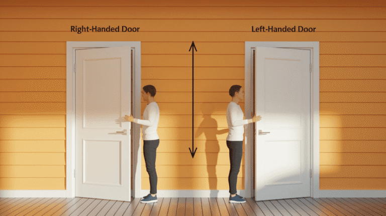 How to Determine Door Swing: Right vs Left Door Guide - George's ...